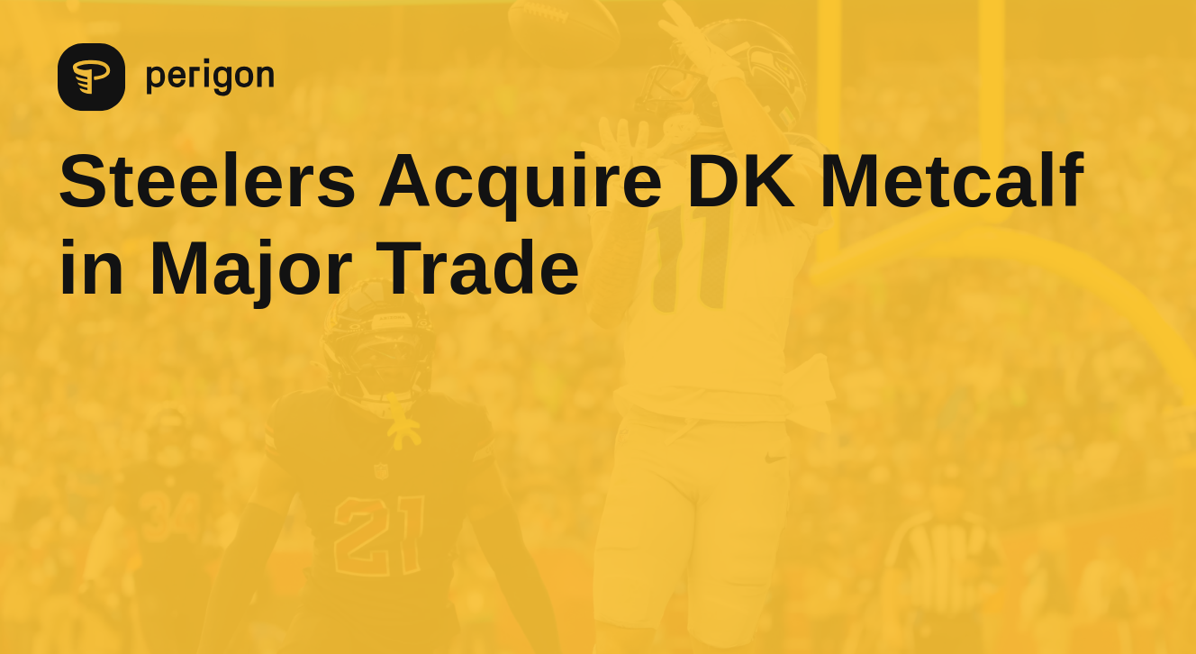 Steelers Acquire DK Metcalf in Major Trade | Perigon