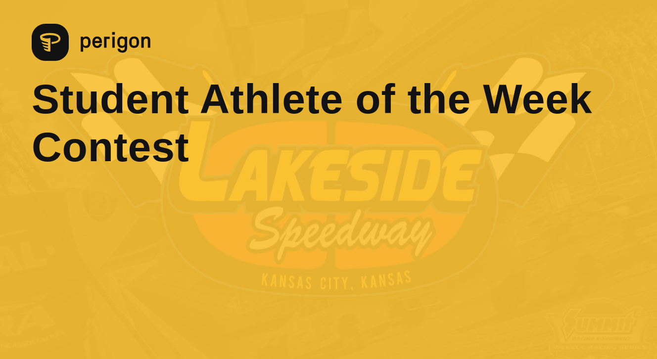 Student Athlete of the Week Contest | Perigon