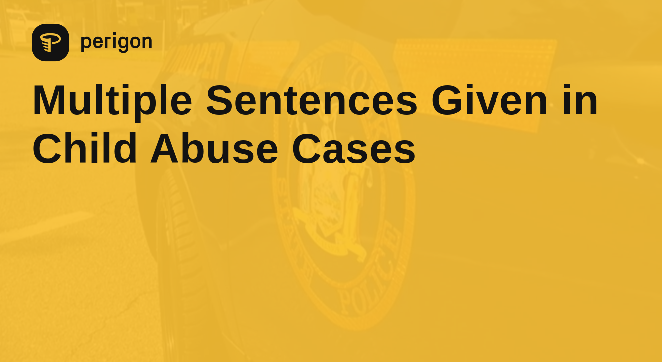 Multiple Sentences Given in Child Abuse Cases | Perigon
