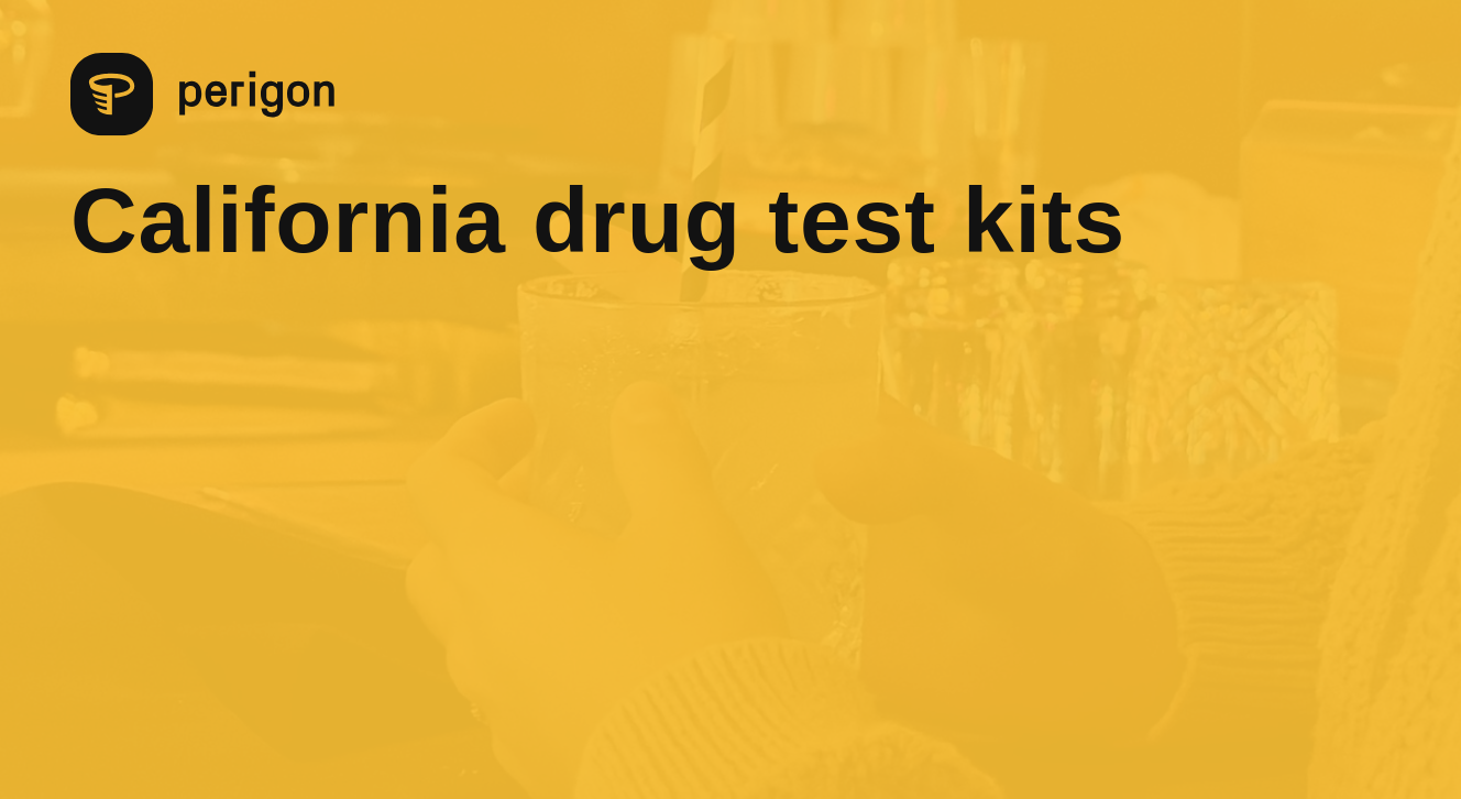 California drug test kits | Perigon