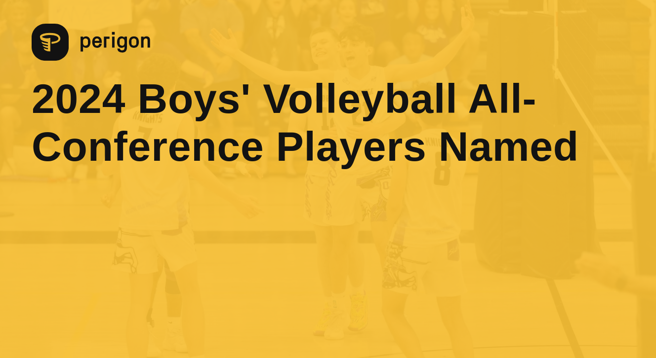 2024 Boys' Volleyball All-Conference Players Named | Perigon