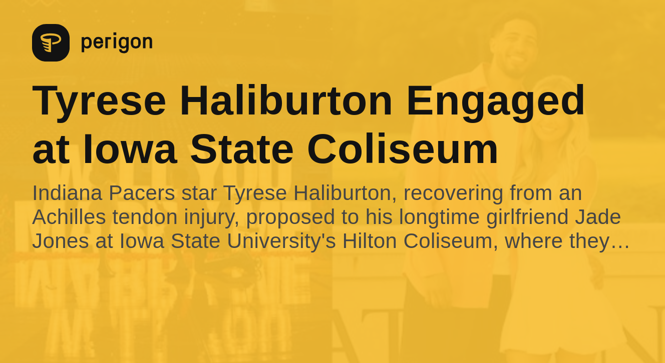 Tyrese Haliburton Engaged at Iowa State Coliseum | Perigon